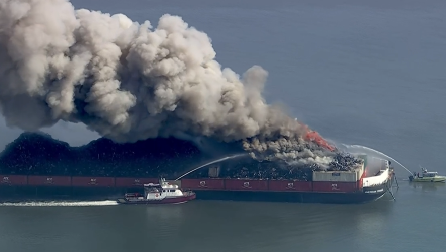 VIDEO | UPDATE | Barge fire under control | The Latest from WDEL News ...