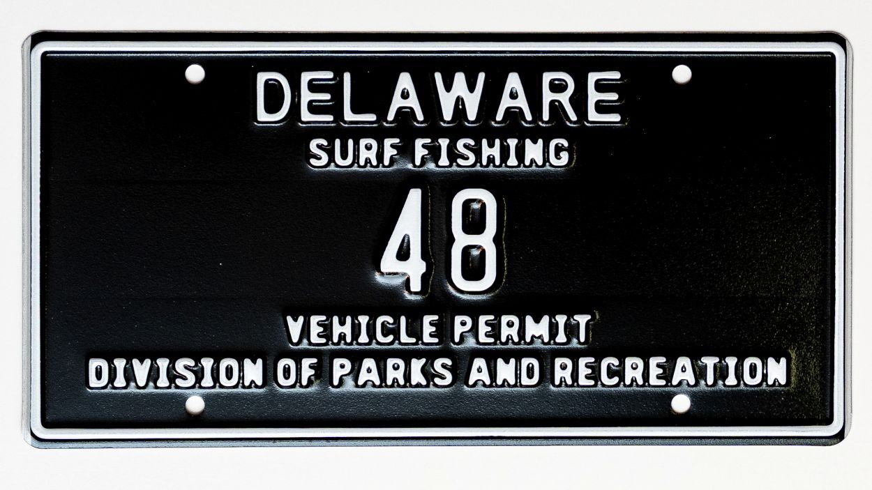 Low digit Delaware surf plates up for bid | The Latest from WDEL News ...
