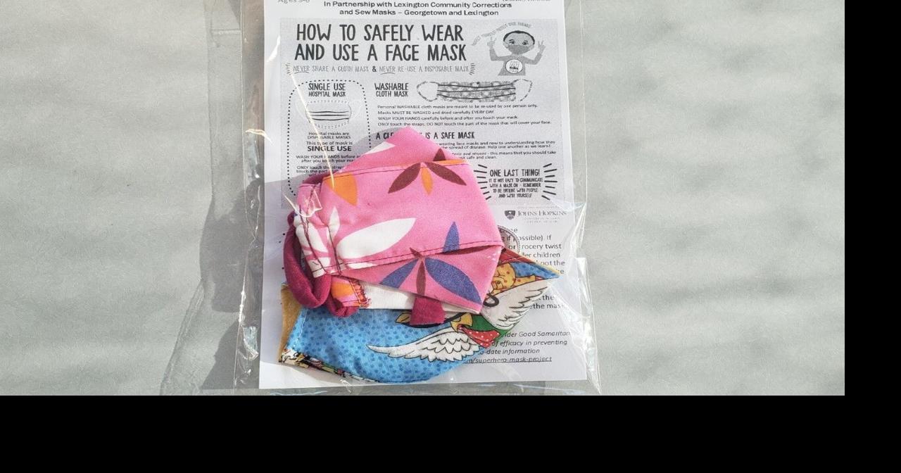 Superhero Mask Project makes masks for Kentucky kids in low-income ...