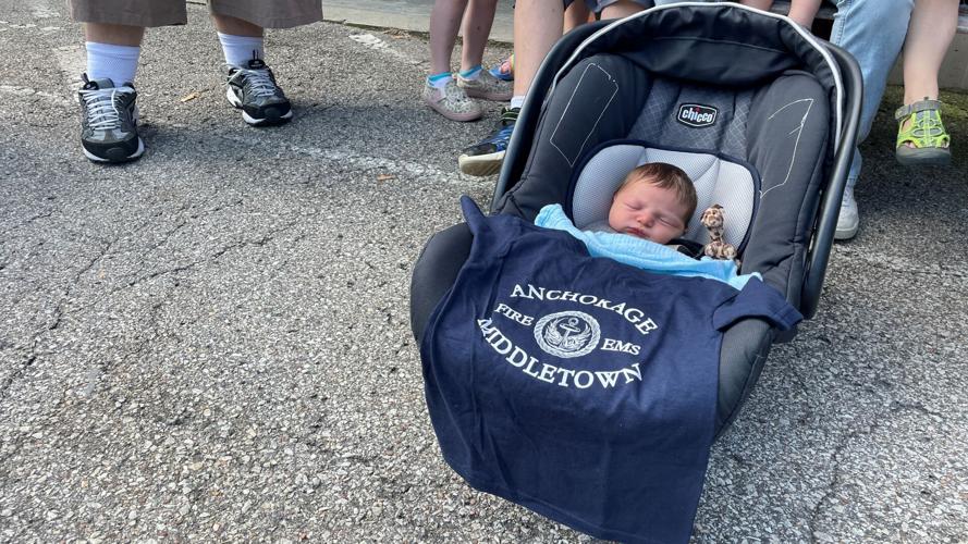 Baby born at Fisherville fire house reunites with firefighters that ...