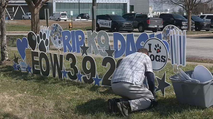 Procession route for Shepherdsville K-9 killed in line of duty planned ...