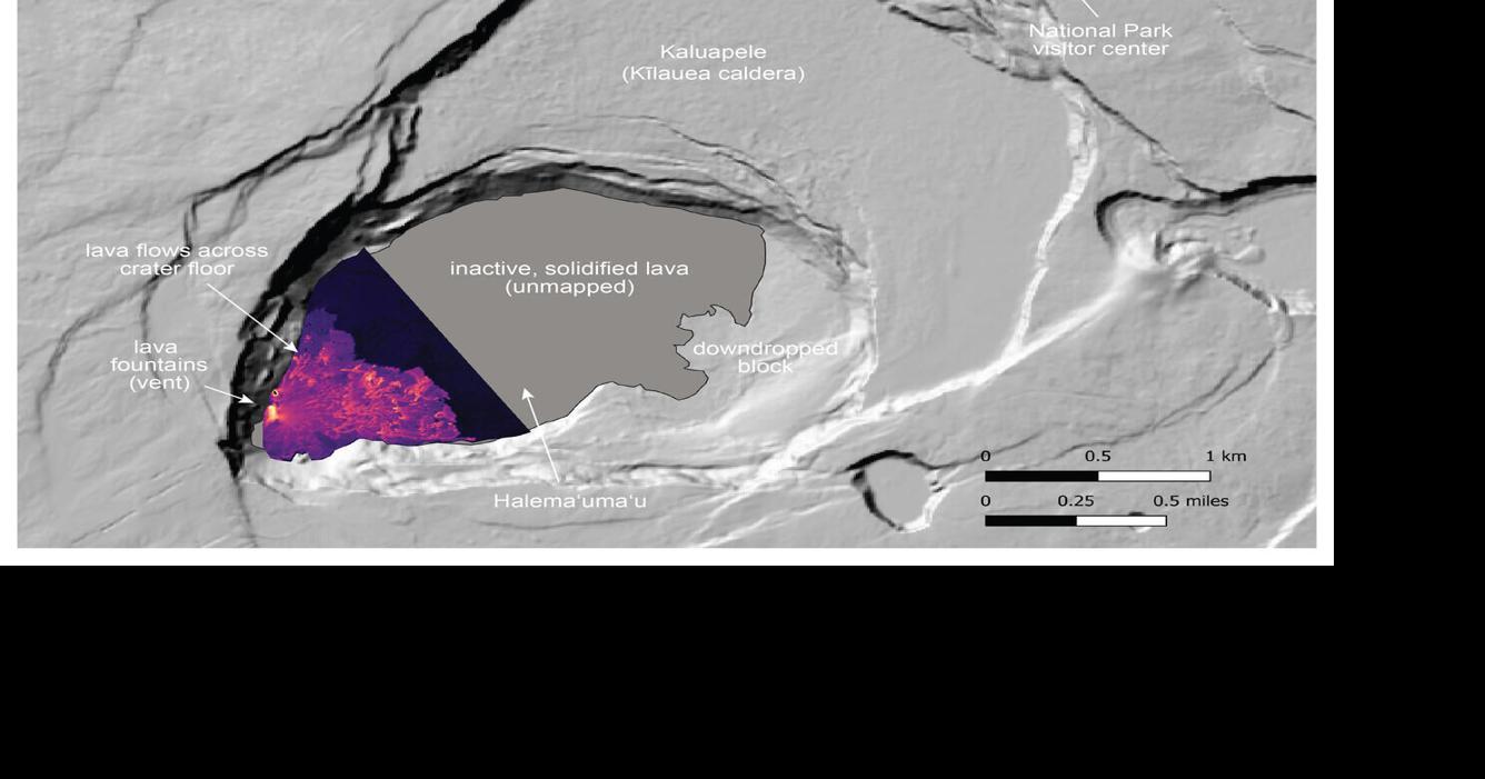 kilauea caldera elevation