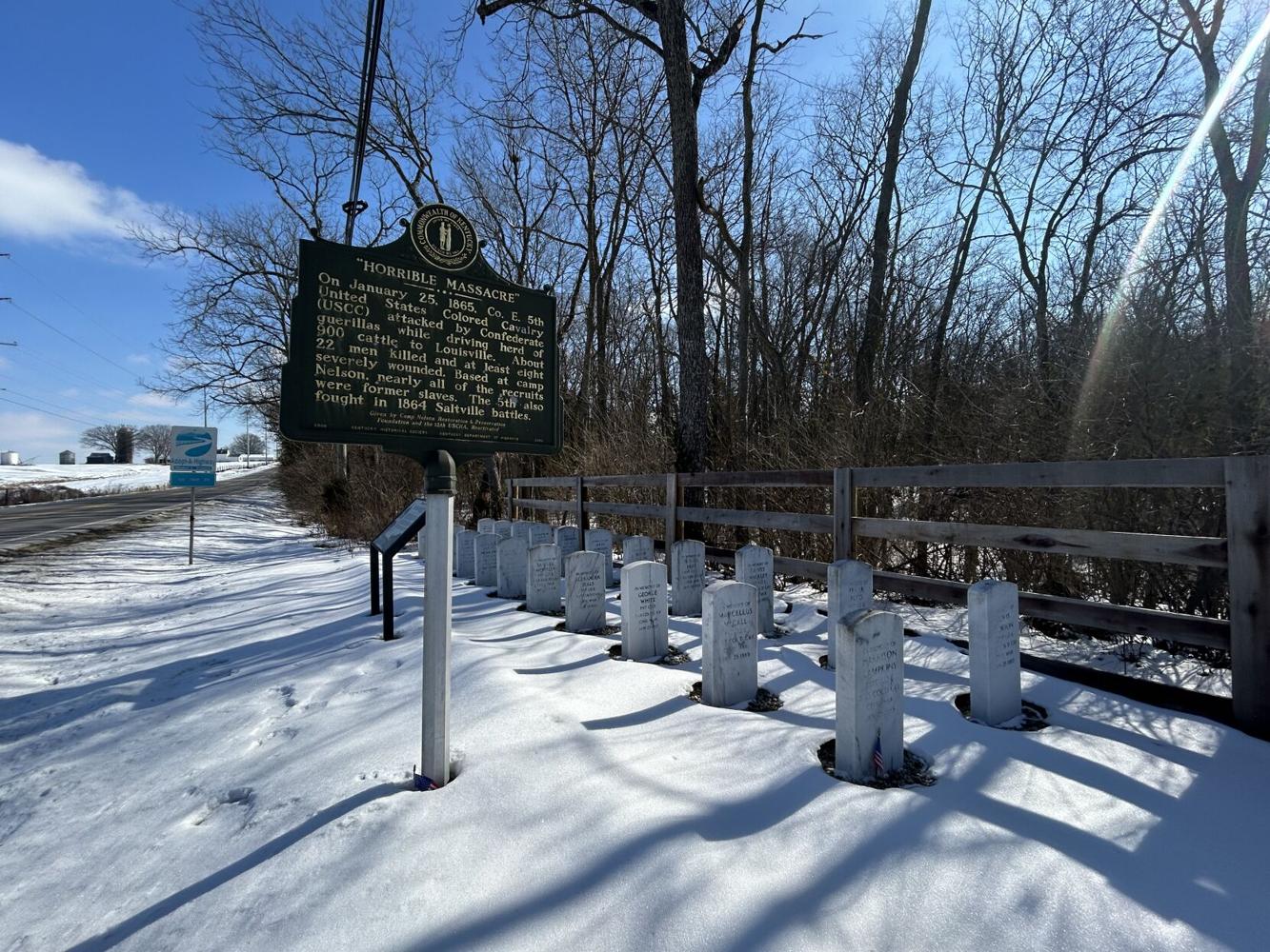 Black Civil War soldiers massacred in Simpsonville, Kentucky ...