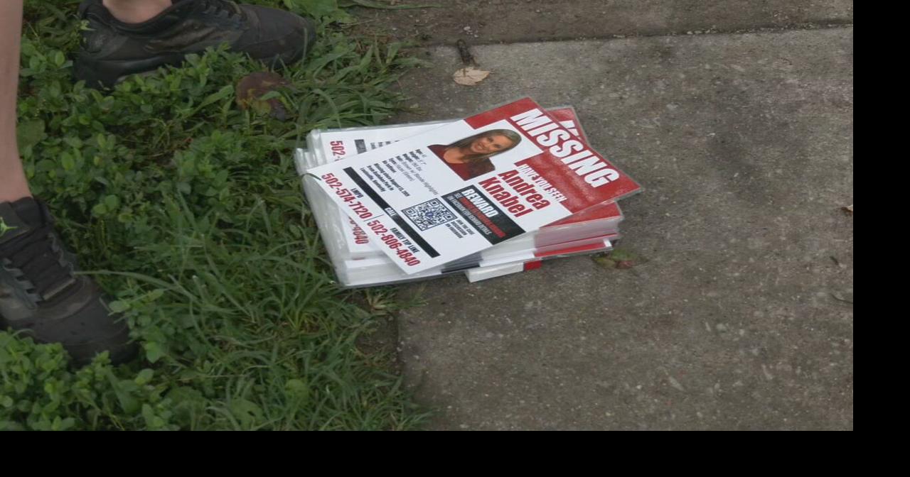 4 years after disappearance, Andrea Knabel's family updates fliers ...