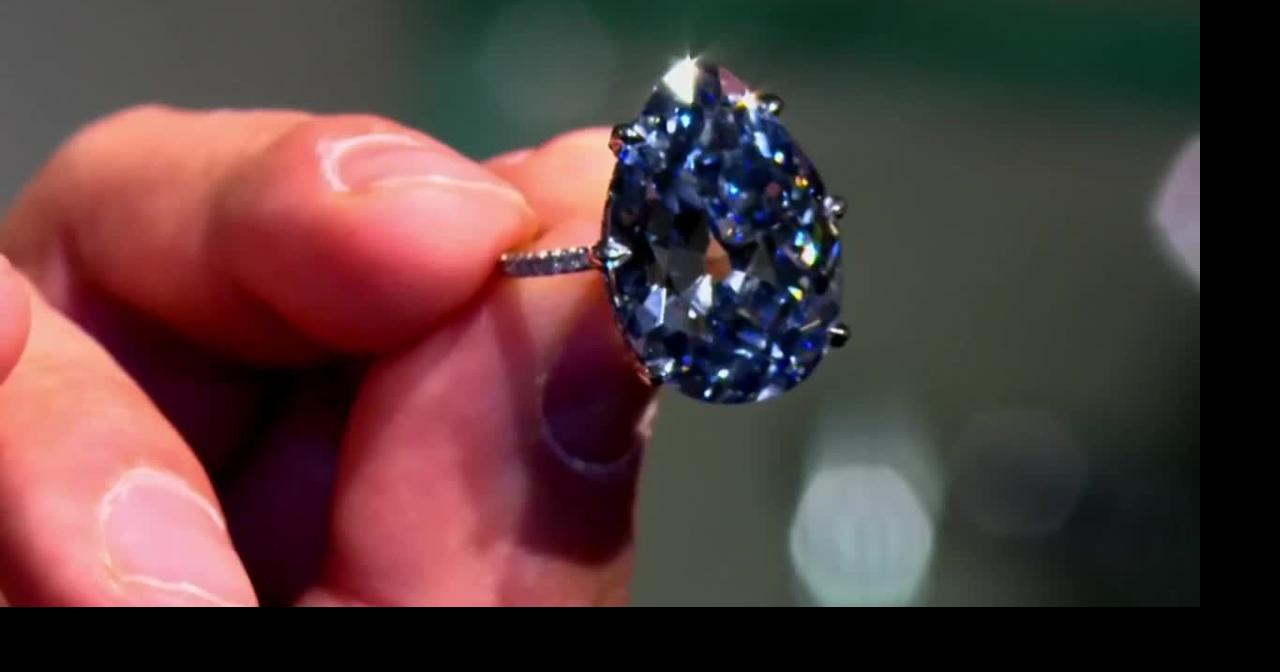 Rare blue diamond expected to fetch up to $50 million at auction ...