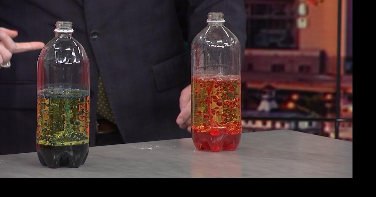 Kentucky Science Center demonstrates how to make an at-home lava lamp ...