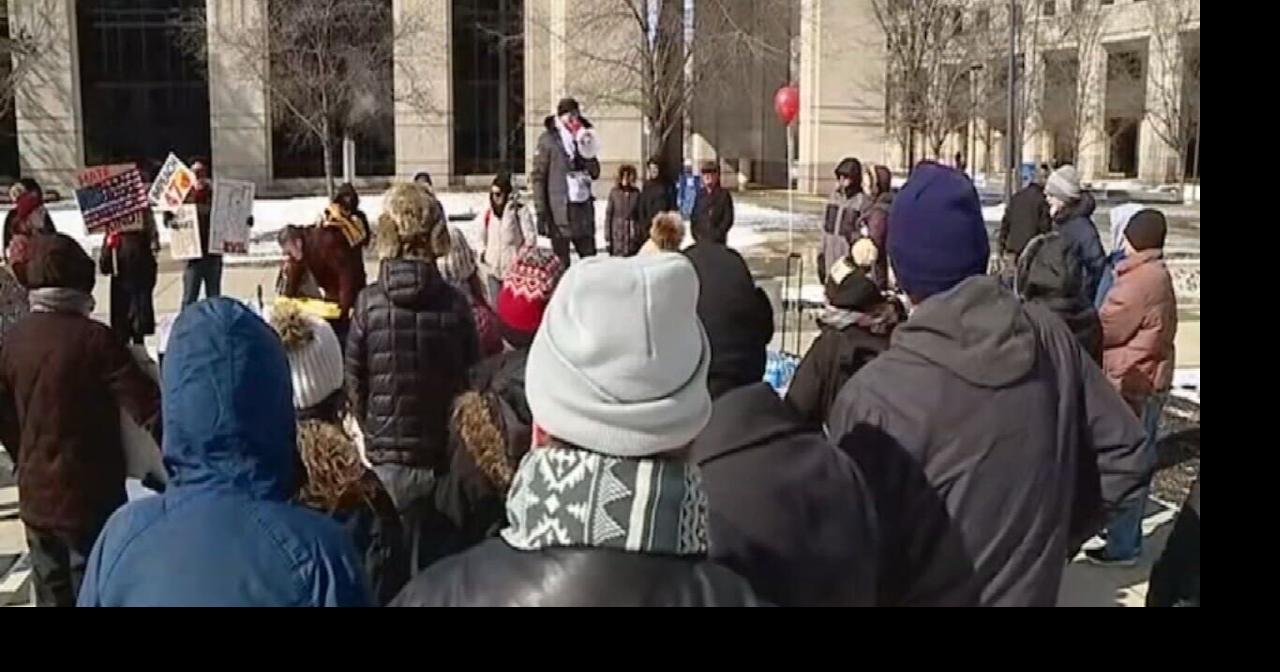 Protests against President Donald Trump break out across Indiana ...