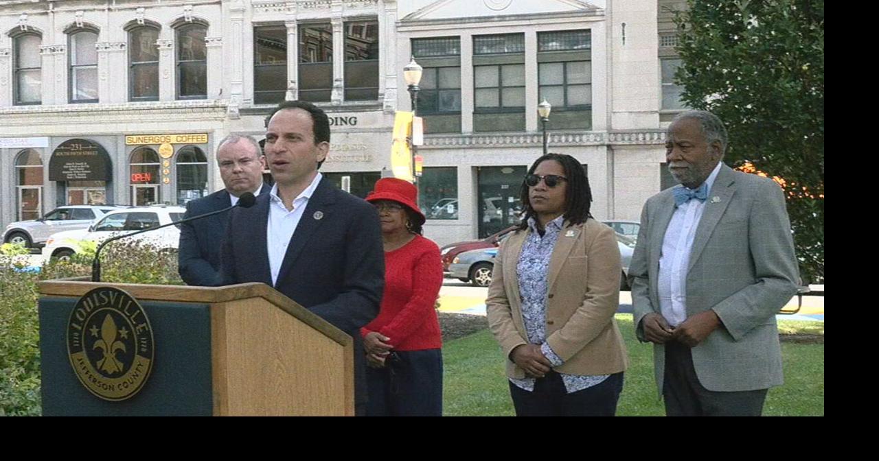 Louisville's mayor unveils legislative agenda with heavy emphasis on ...