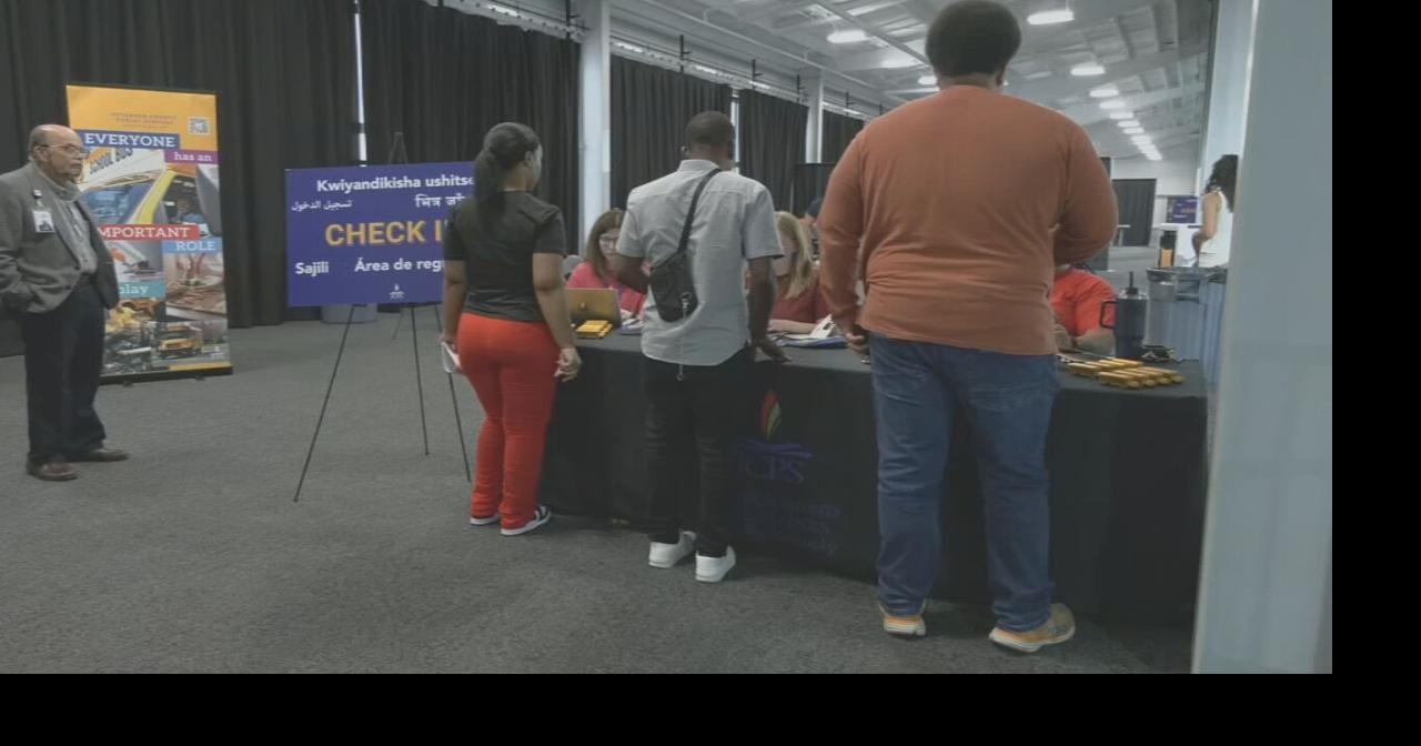Dozens show up for JCPS bus driver hiring blitz event in west ...