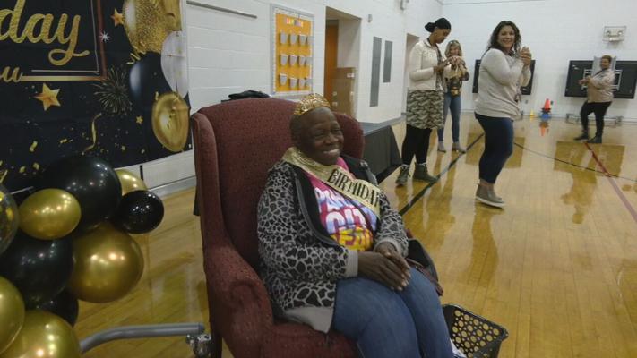 JCPS elementary school holds surprise party for beloved substitute ...
