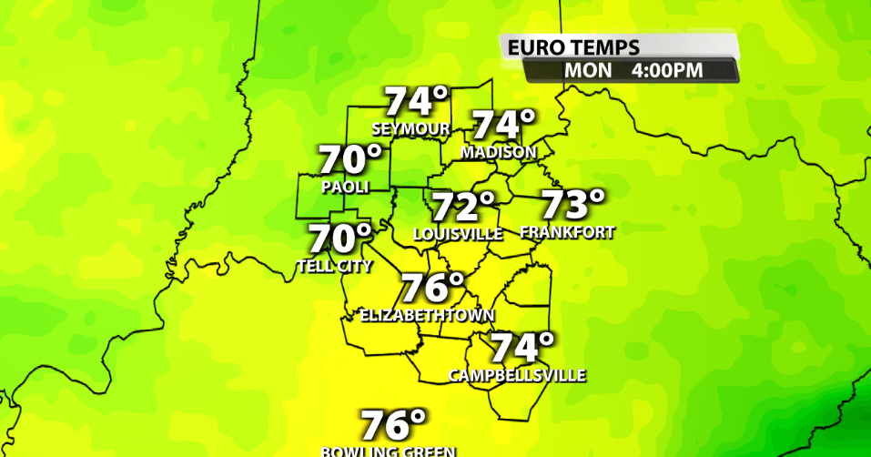 Warmer temperatures on the way for Easter weekend | Weather Blog | wdrb.com