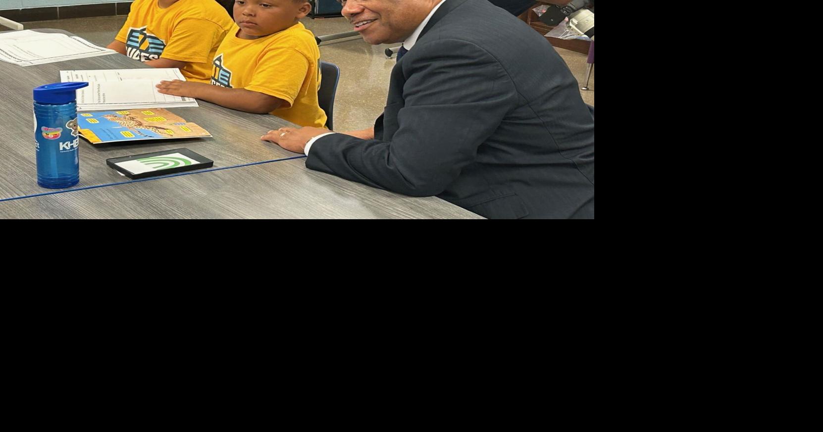 New JCPS superintendent visits school, talks budget and bus readiness ...