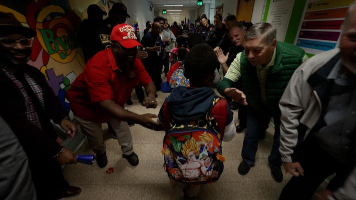 JCPS 'Flash Dads' surprise students at Byck Elementary | Local News ...