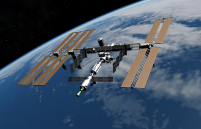 space station flyover