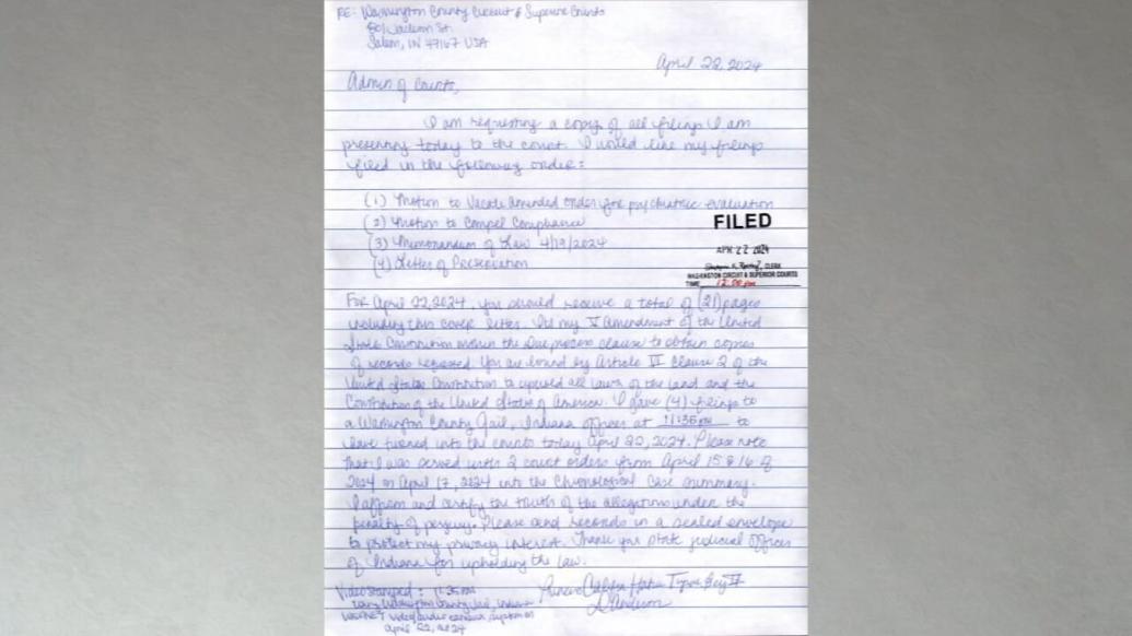 Mother of boy found dead in suitcase files several handwritten legal ...