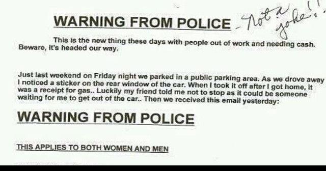 "Warning from Police" hoax resurfaces on social media in Louisville ...