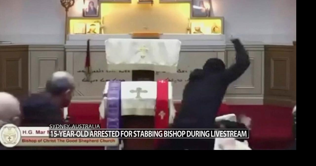 15-year-old arrested in Sydney after allegedly stabbing a bishop ...