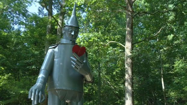 Bernheim Forest’s new 27-foot Tin Man sculpture encourages connection ...