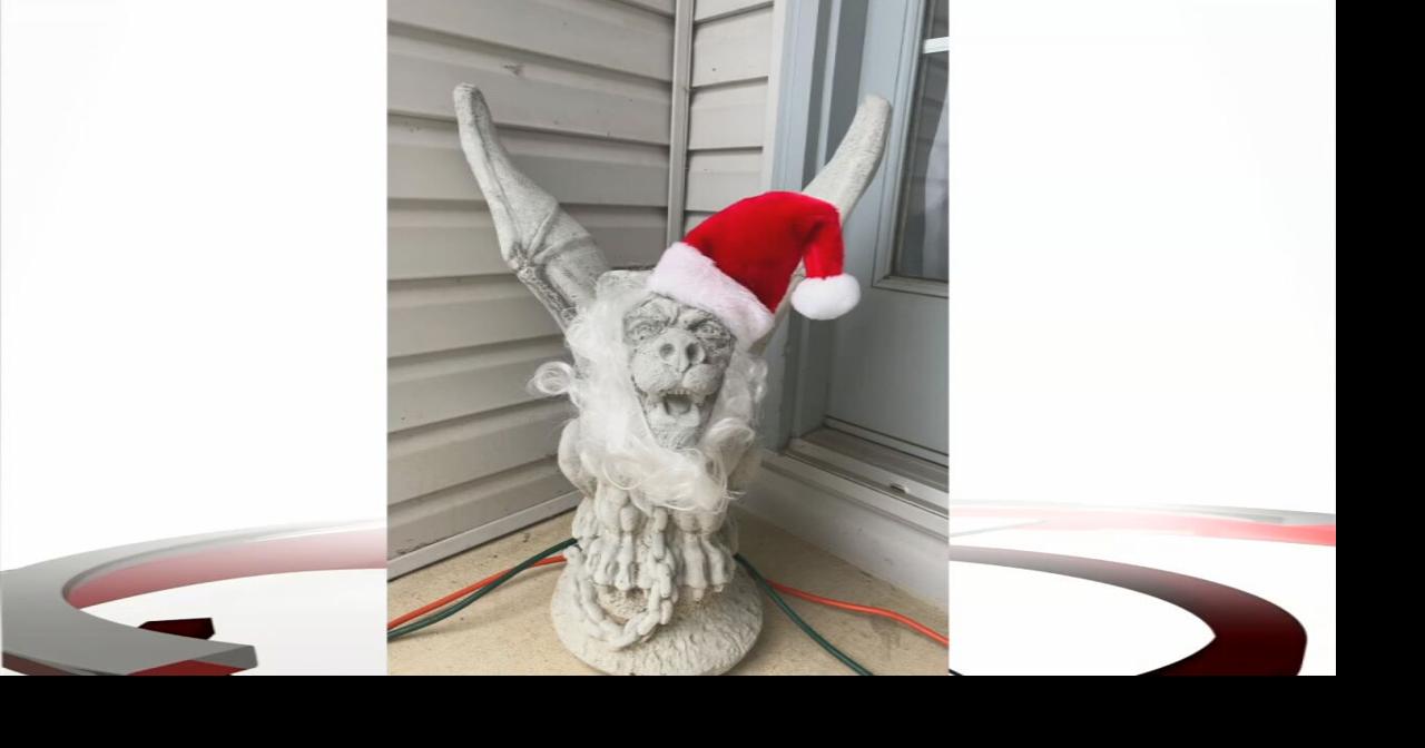 Internet reacts as neighbors feud over 'Frank the Christmas Gargoyle ...