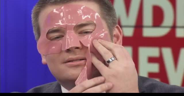 Chris Sutter tries Oscar Mayer's bologna-inspired face mask | | wdrb.com