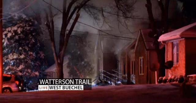 Family escapes burning home on Watterson Trail | Local News | wdrb.com