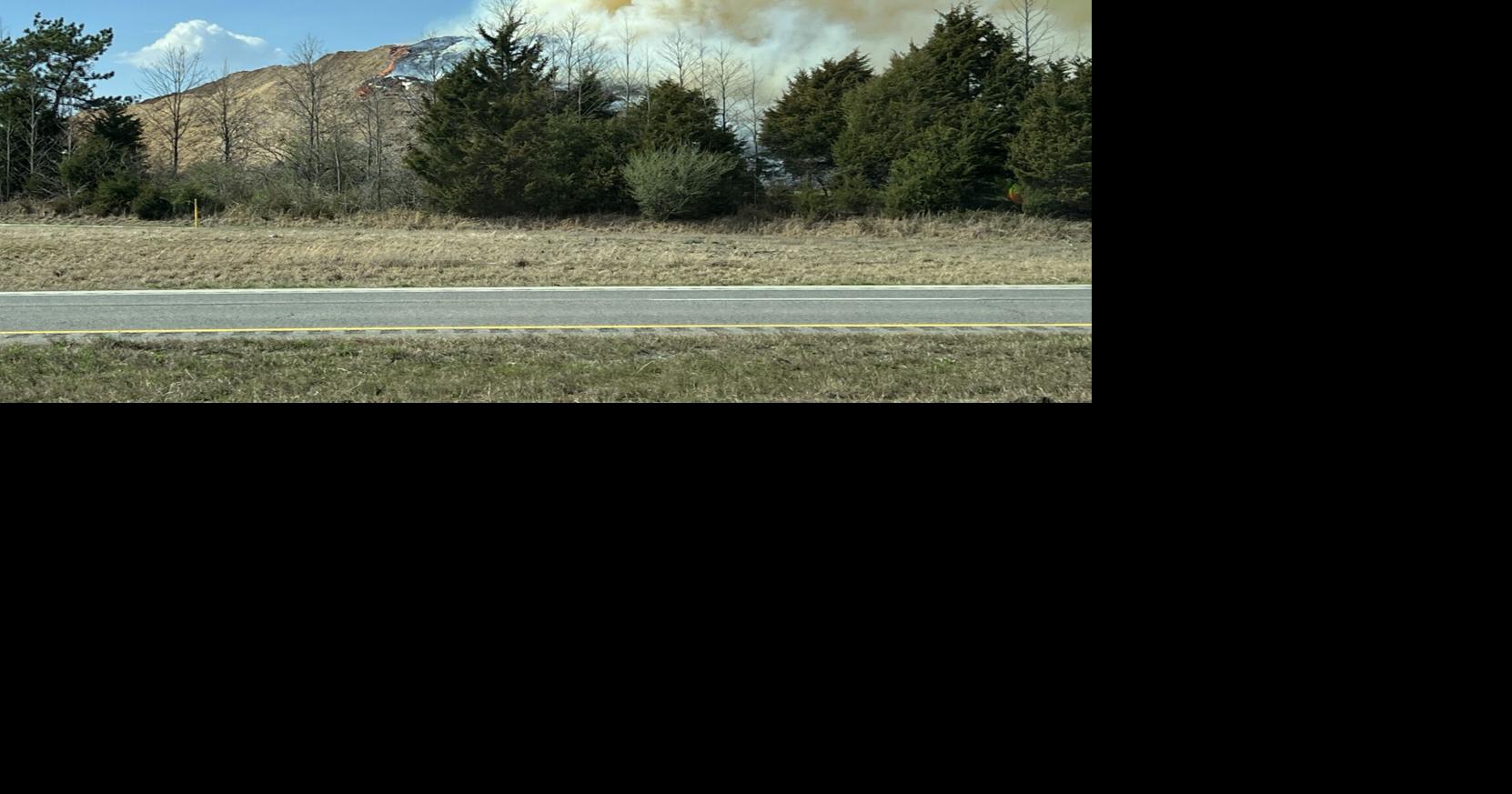 Large mulch fire in southern Indiana sends smoke over I-65 | Local News ...