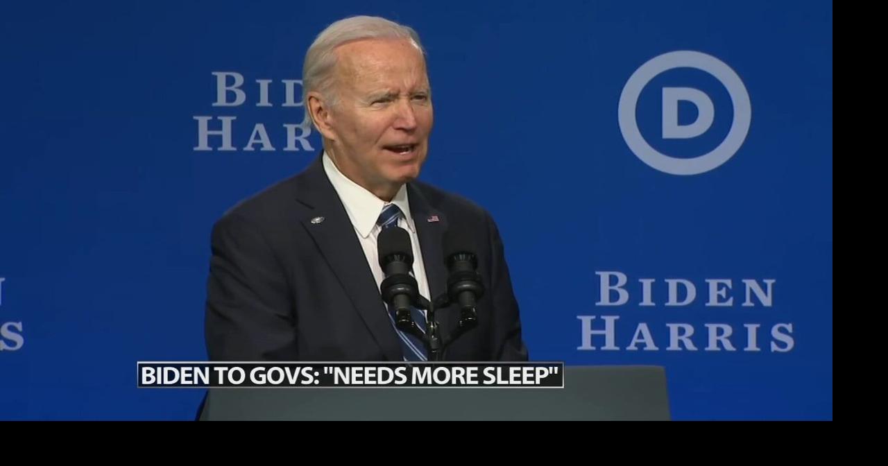 President Joe Biden said he needs more sleep | | wdrb.com