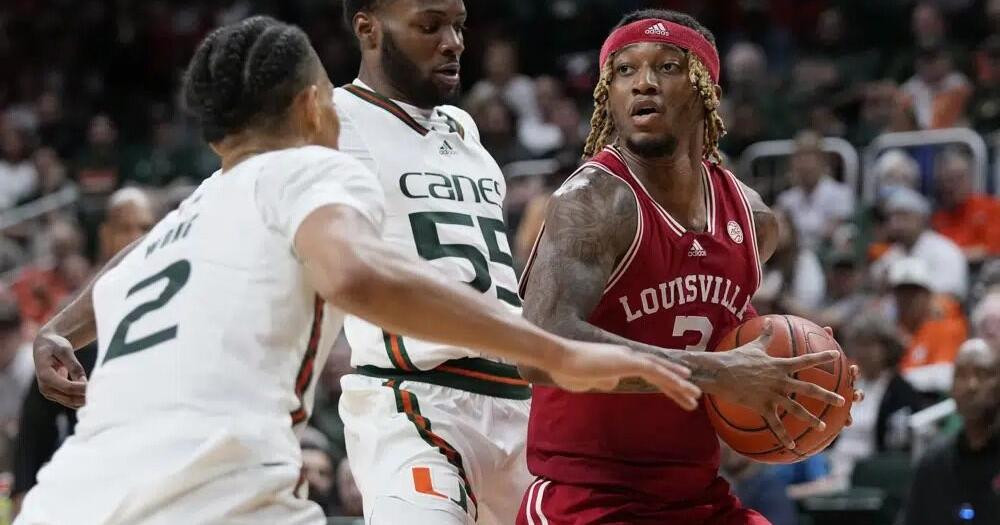 Nijel Pack leads No. 19 Miami to 93-85 win over Louisville | Sports ...
