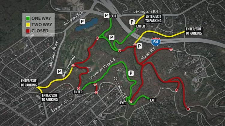 Two sections of Cherokee Park reopen to vehicle traffic | News | wdrb.com