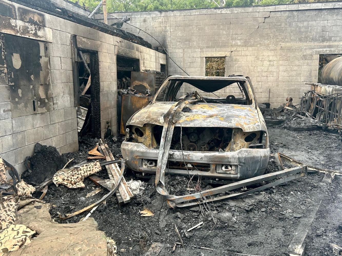 Vine Grove firefighters lose station, multiple trucks in overnight fire ...