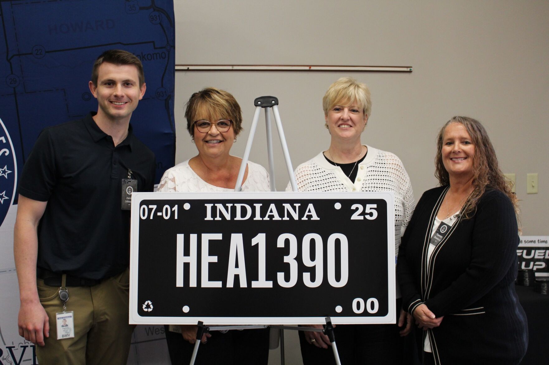 Indiana BMV unveils new blackout license plate for Hoosier drivers ...
