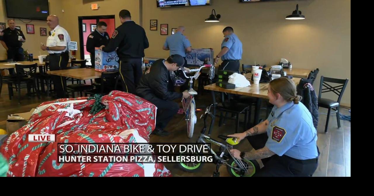 Keith Kaiser and Tri-Township Fire and Rescue assemble bikes for the Southern Indiana Bike and ...