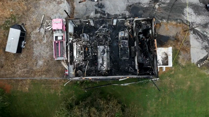 Vine Grove firefighters lose station, multiple trucks in overnight fire ...
