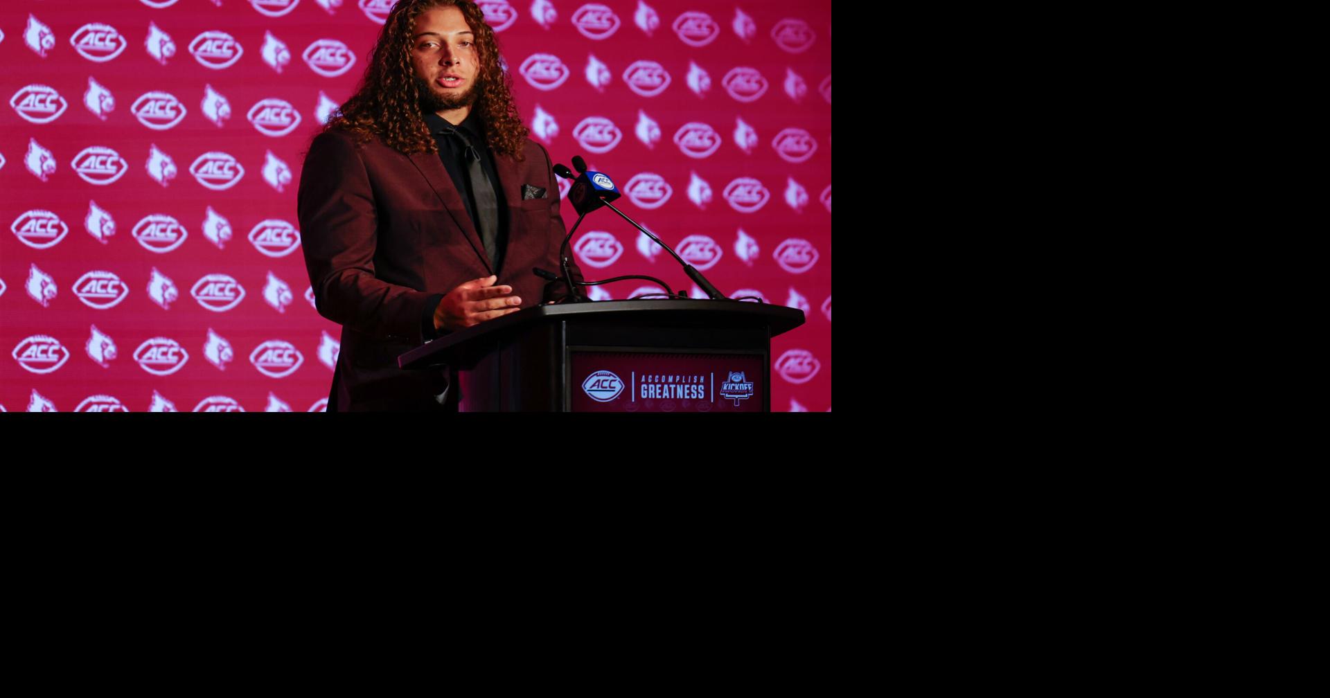 ACC Kickoff: Louisville DE Ashton Gillotte speaks to local media ...