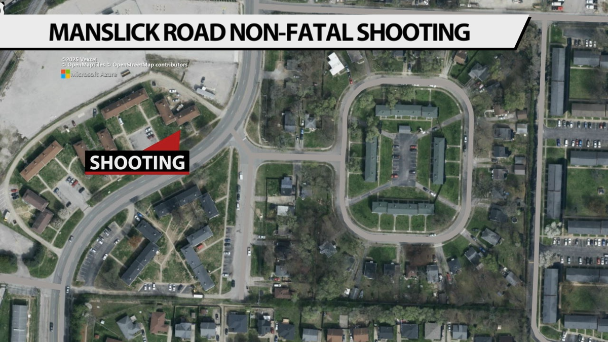 Manslick Road Shooting Map | | wdrb.com