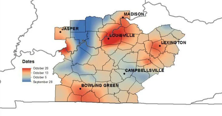AVERAGE FIRST FROST: When Does Louisville Typically Experience Its ...