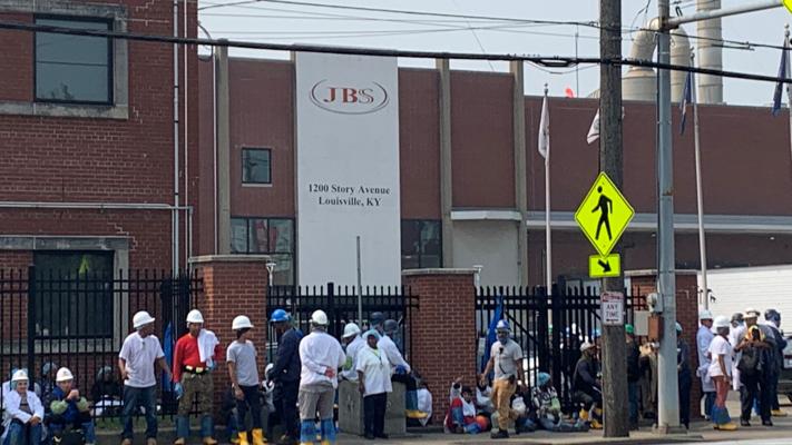 JBS plant in Louisville's Butchertown neighborhood evacuated after ...