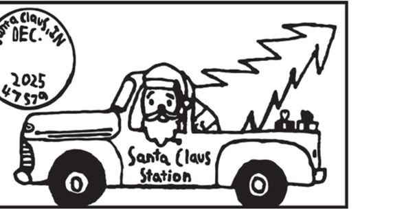 Special Santa Claus postmark now available at southern Indiana post ...