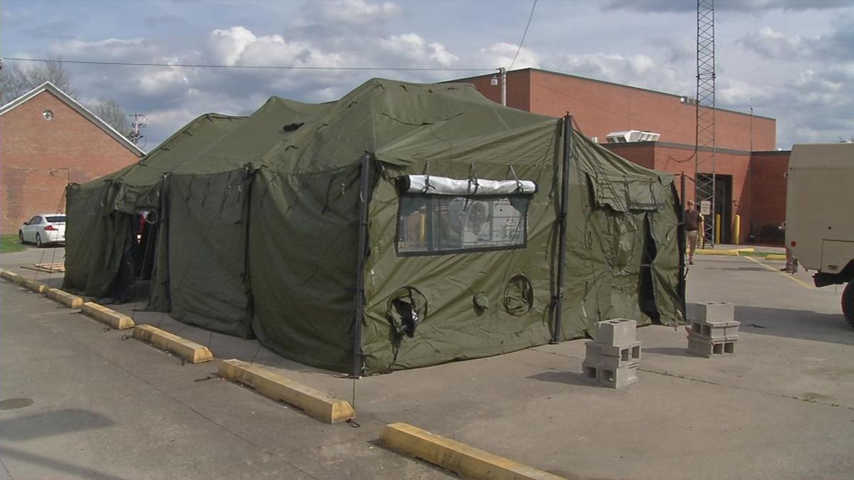 Military medical tents set up in Scott County 'as a precaution' | Local ...