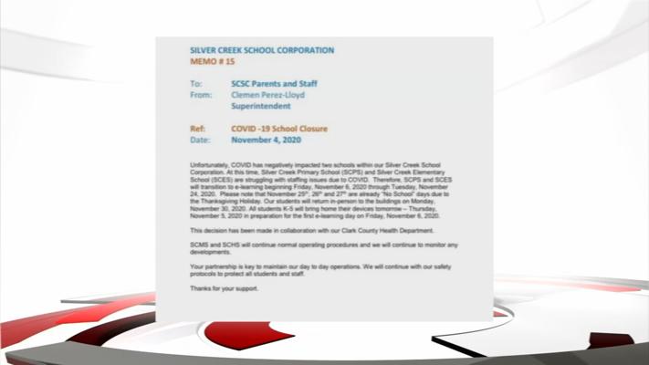 Silver Creek schools moving to virtual learning through Nov. 24 ...