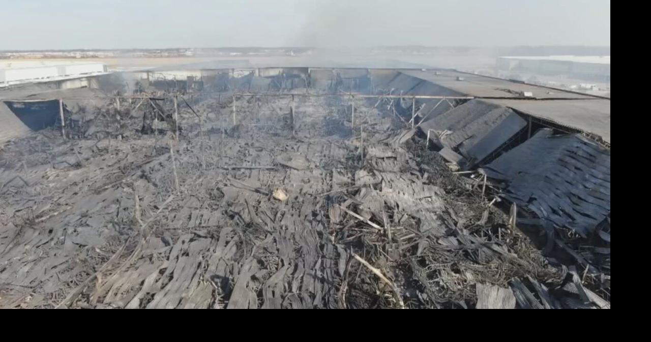 This is all that's left after a massive fire at an Indiana Walmart ...