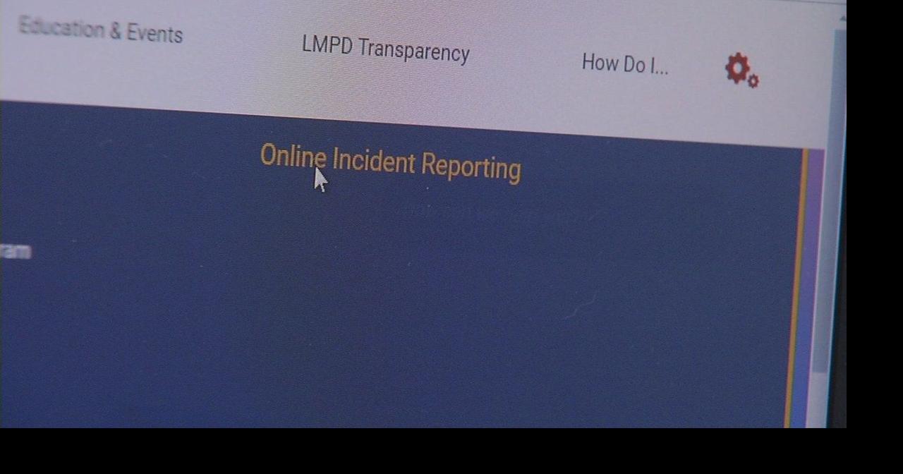 LMPD launches new way to report crime online | Local News | wdrb.com