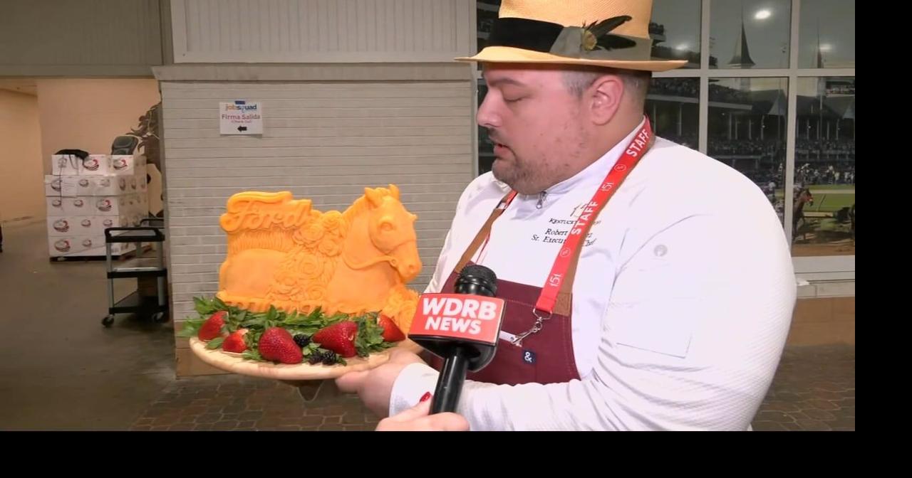 Churchill Downs Senior Executive Chef Robert Lopez displays Derby ...
