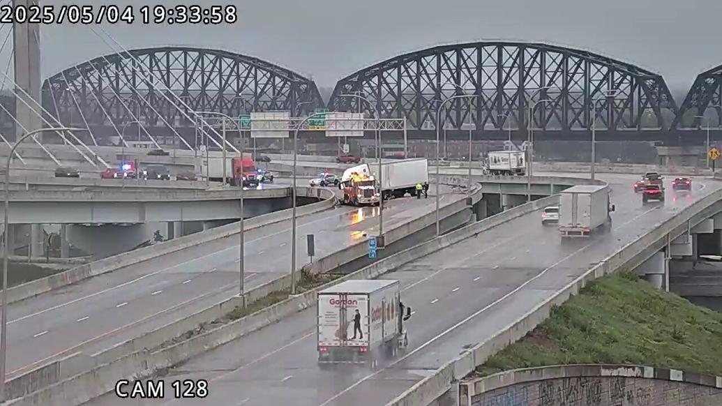 Semi crashes into barrier near Kennedy Bridge that was repaired after ...