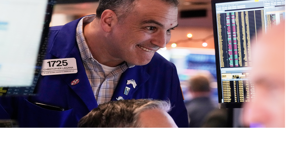 Wall Street rises to records after the unemployment rate improves ...