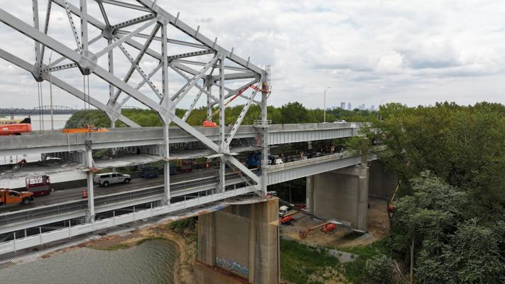 Westbound lanes of Sherman Minton Bridge to be down to one lane ...