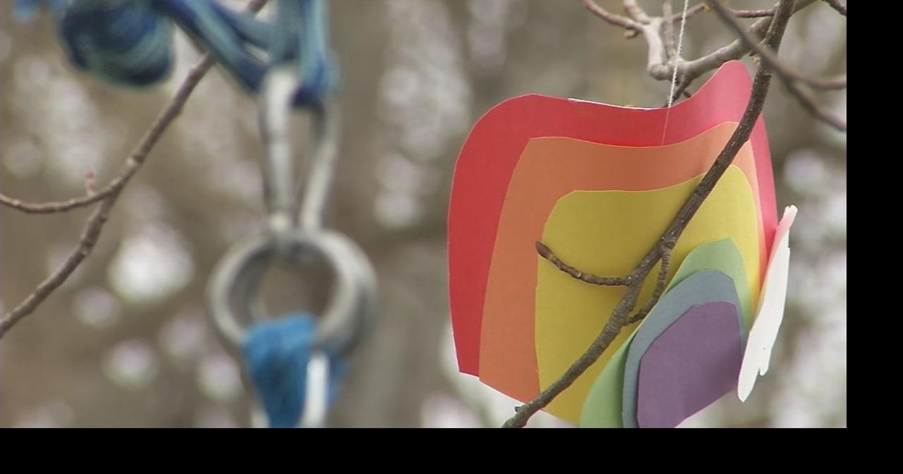 Rainbow displays connecting people during times of social distancing ...