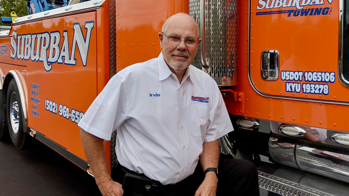 Tow truck procession travels down I-65 to honor Suburban Towing CEO ...