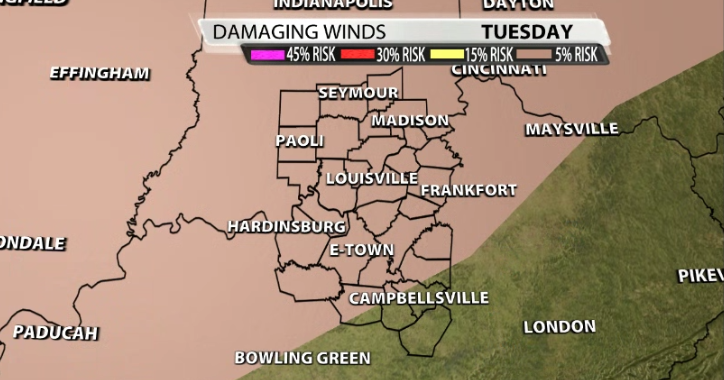 Stormy pattern continues through Tuesday | Weather Blog | wdrb.com