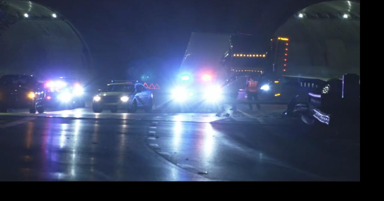 All lanes back open on I-64 near Cochran Hill Tunnels after fatal crash ...